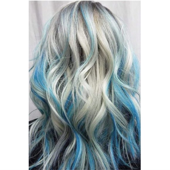 Spirit | Accessories | Blue Clip In Hair Extensions 6 In | Poshmark